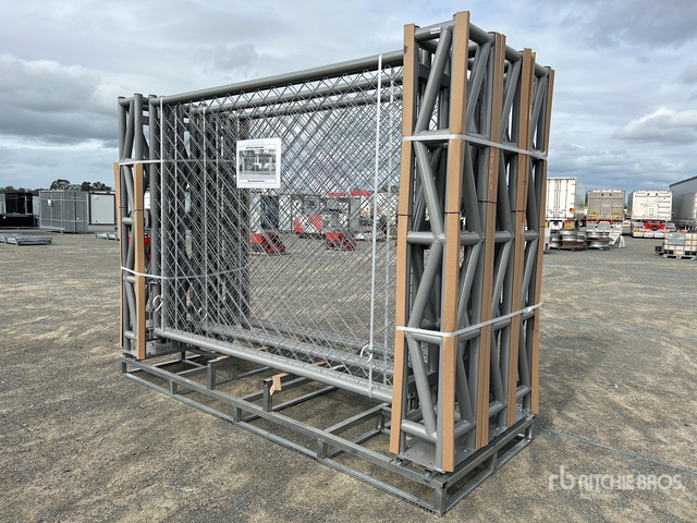 Quantity of (3) Suihe 18 ft Bi-Parting Farm Driveway Gate (Unused ...