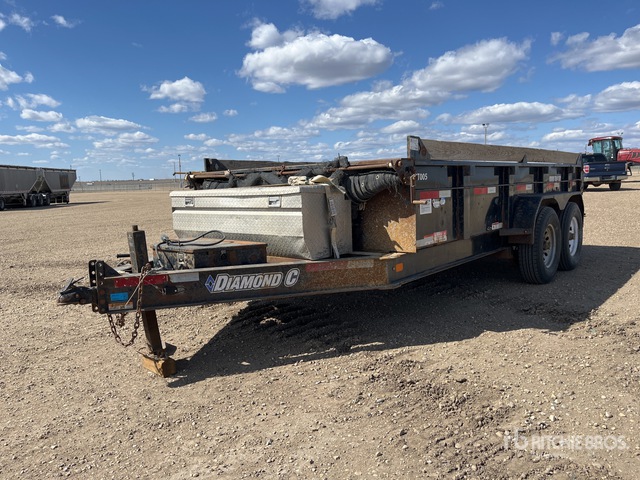 2015 Diamond C 14 ft T/A Dump Utility Trailer | Ritchie Bros. Auctioneers