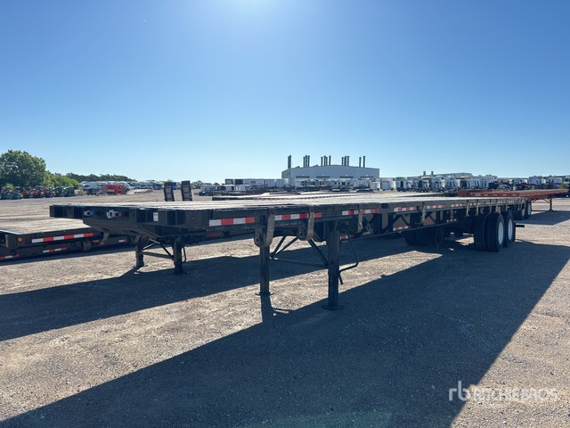 2016 Fontaine XTP4880 T/A 48 ft - 80 ft Extendable Flatbed Trailer ...