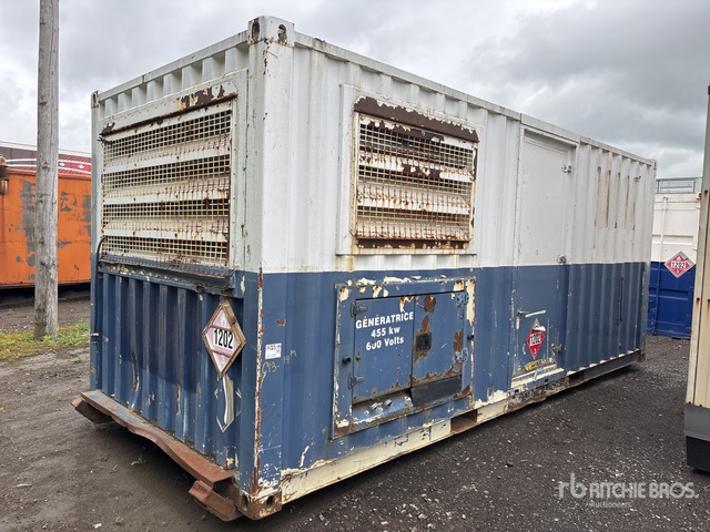 Cat XQ500 455 kW Containerized Generator Set (Inoperable) | Ritchie ...