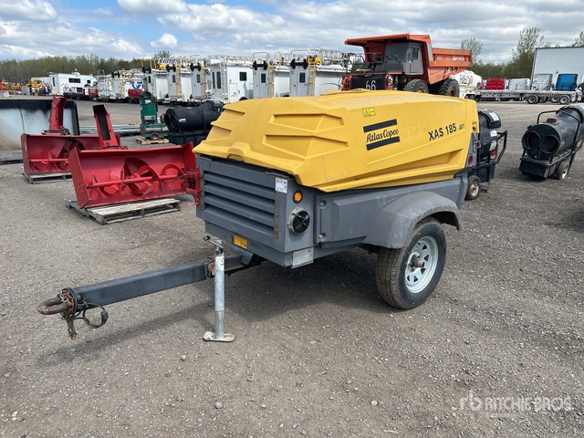 2011 Atlas Copco XAS 185 185 cfm Mobile Air Compressor | Ritchie Bros ...