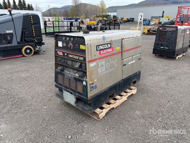 Lincoln Vantage 500 500 A Skid-Mounted Stick Engine Driven Welder ...