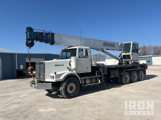 Manitex 40124SHL 40 ton Straight Boom on 2008 Western Star 4900SA 8x6 ...