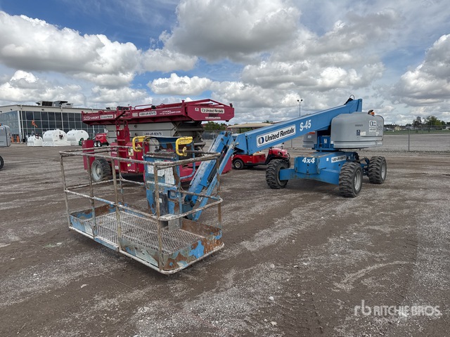 2013 Genie S45 4WD Diesel Telescopic Boom Lift | Ritchie Bros. Auctioneers