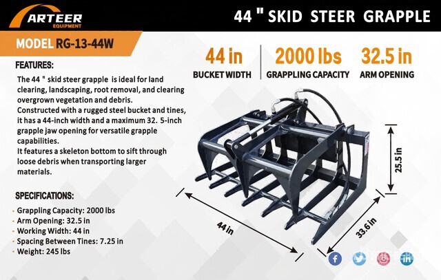 2025 ARTEER RG-13-44W 44 in Vibratory Plate Compactor (Unused ...