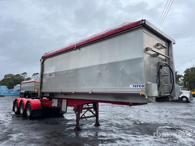 2016 Tefco 6.6 m Tri/A B-Double Lead Rollback Tipping Trailer | Ritchie Bros. Auctioneers