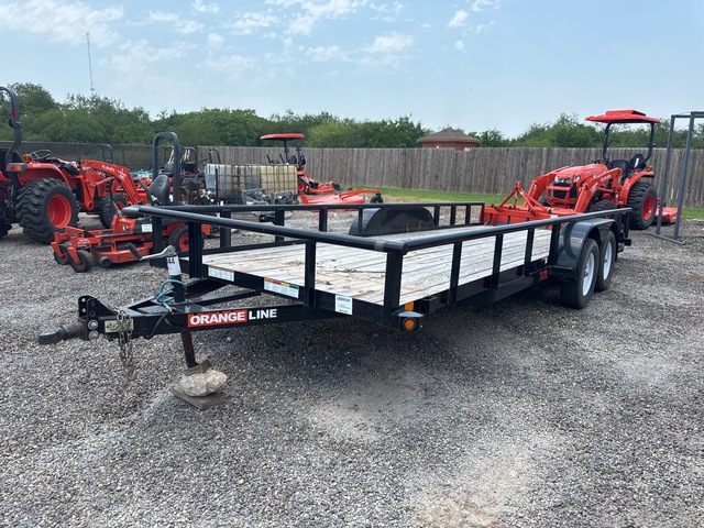 Orange Line TU70-20BK4AR2B 20 ft T/A Utility Trailer in HARLINGEN ...