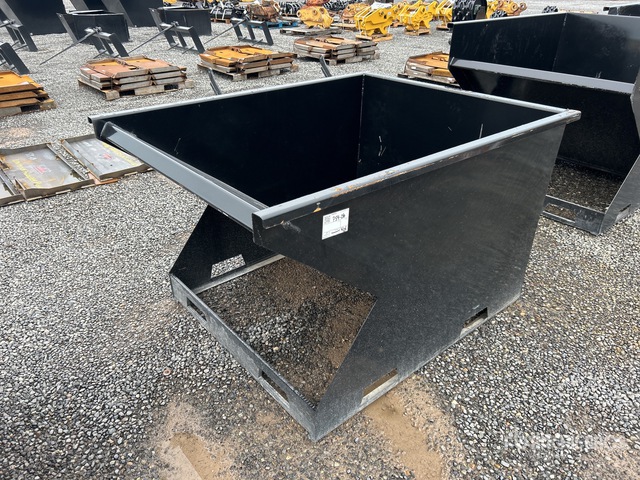 2025 Kit Containers 1.5YFT-SST 1.5 cu yd Skid Steer Dump Hopper (Unused ...