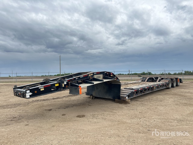 2007 Aspen HHT/RL 60 t Tri/A Double Drop Removable Gooseneck Lowboy ...