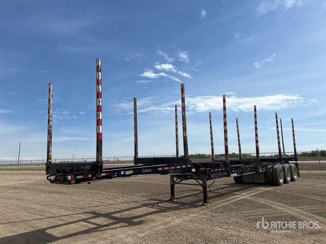 2015 Doepker 52 ft Tri/A Hayrack Log Trailer | Ritchie Bros. Auctioneers