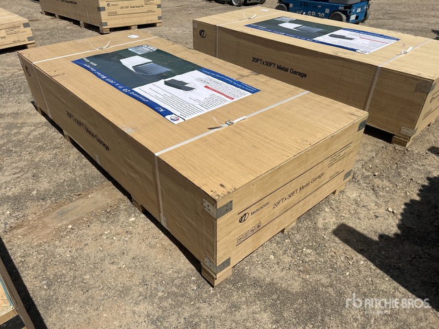 KJ K2030 20 ft x 30 ft Metal Garage (Unused) | Ritchie Bros. Auctioneers