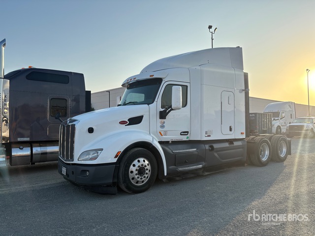 2017 Peterbilt 579 6x4 T/A Sleeper Truck Tractor | Ritchie Bros ...
