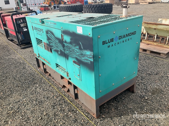 Blue Diamond GEN22FS 22 kVA Skid-Mounted Generator Set | Ritchie Bros ...