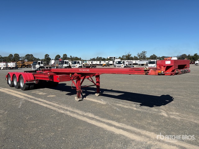 2010 MaxiTrans 6 m Tri/A B-Double Lead Rollback Container Trailer ...