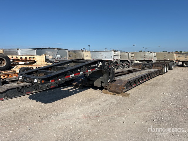 2005 Trail King TK120HDG-553 60 ton Tri/A Removable Gooseneck Lowboy ...