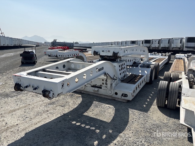 1984 Cozad 55 ton 2+2+1 Removable Gooseneck Lowboy w/1988 Cozad 16 ...