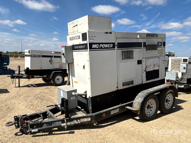 2019 Multiquip DCA-70SSIU4F 56 kW Mobile Generator Set (Inoperable ...