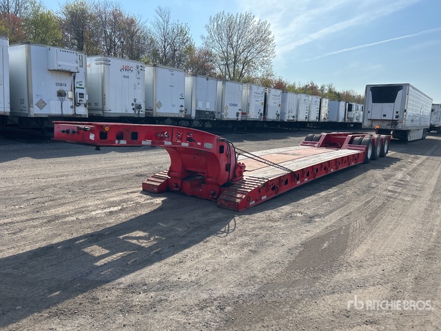 2000 Kalyn KSHRG Tri/A Double Drop Removable Gooseneck Lowboy Trailer ...