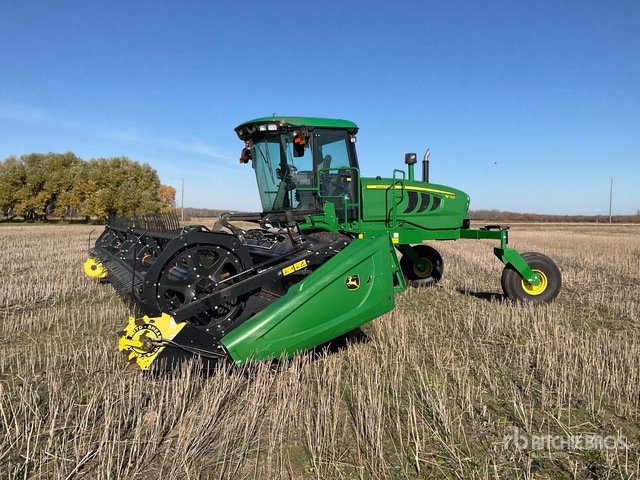 2018 John Deere W155 30 ft Swather Windrower | Ritchie Bros. Auctioneers