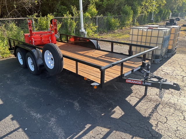 2022 Orange Line TU60-16BK4AR2B 16 ft T/A Utility Trailer in BATAVIA ...