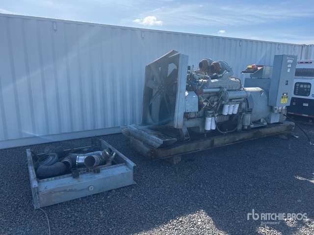 1982 Magna One 680FDR8060GGM282W 500 kW Skid-Mounted Generator Set ...