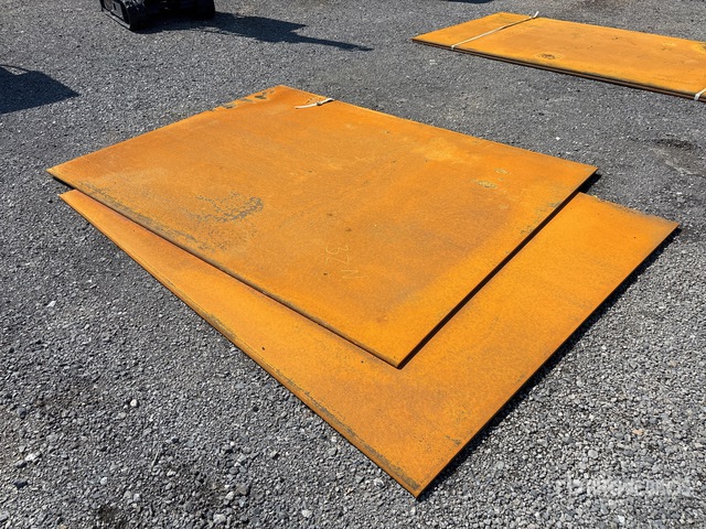 Quantity of (2) 2025 AGT 6 ft x 8 ft (0.75 in Thick) Steel Plates ...