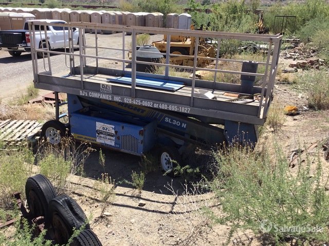 1996 UpRight SL30N Electric Scissor Lift (Inoperable) in Globe, Arizona ...