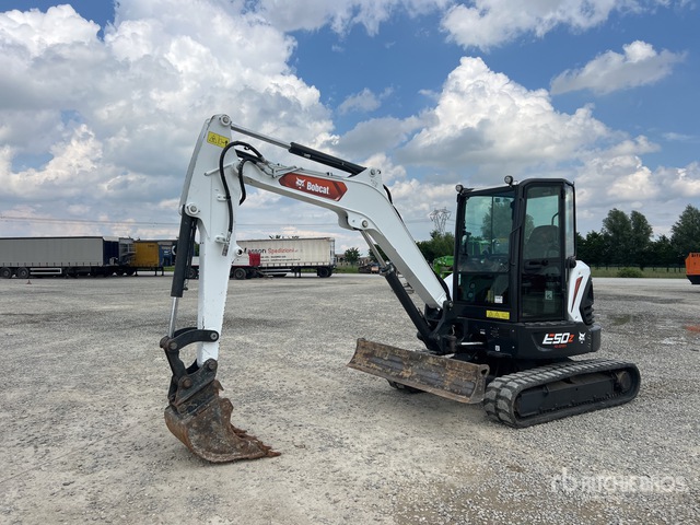 2022 Bobcat E50Z Long-Arm. Mini Excavator | Ritchie Bros. Auctioneers