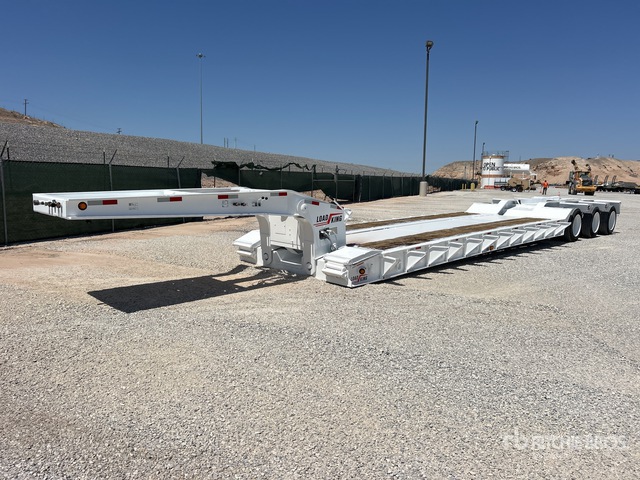 2012 Load King 110000 lb Tri/A Removable Gooseneck Remorque Surbaissée ...