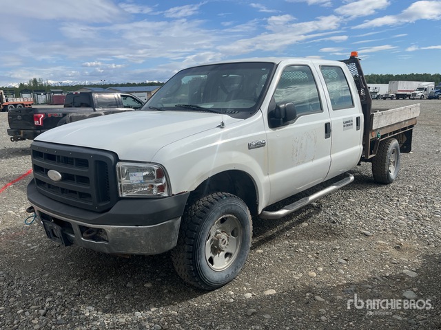 2005 Ford F-350 XL 4x4 Crew Cab Flatbed Truck (Inoperable) | Ritchie ...