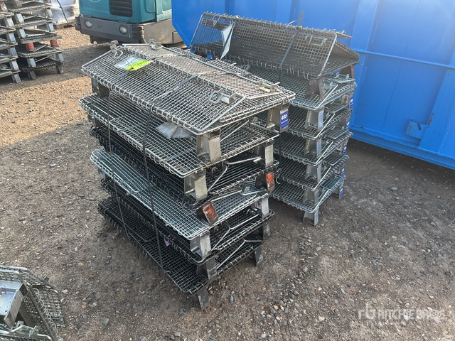 Quantity of (20) 32 inches x 19 inches x 16 inches Stackable Mesh ...