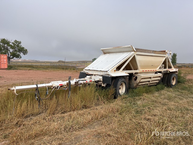 2014 Ranco 12 ft T/A Spread Axle Turntable Pup Belly Dump Trailer ...