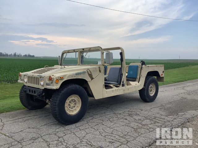 1987 AM General M998 HMMWV 4 Door Soft Top w/Truck Body in Meservey ...