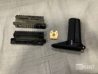 Surplus (5) Shoulder Gun Stocks, (22) Accessory Rail Assemblies ...
