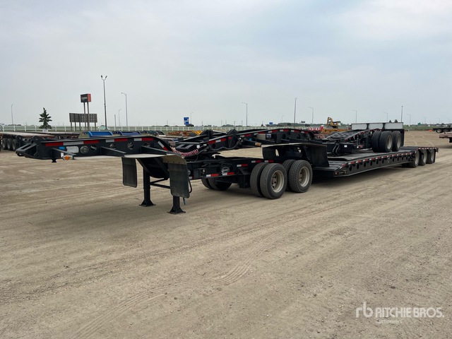 2014 Gerrys 65 ton Tri/A Double Drop Removable Gooseneck Lowboy Trailer ...