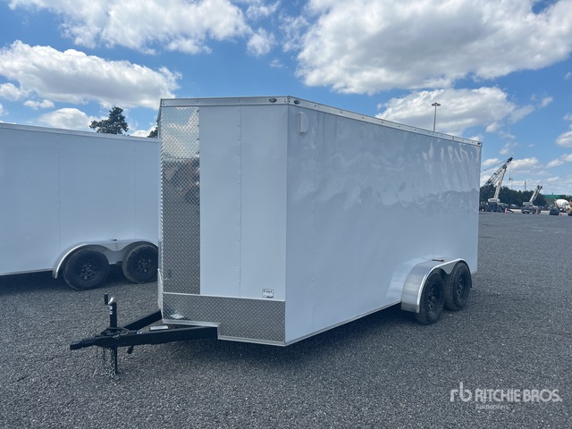 2025 Salvation Trailers 7X16 17 ft T/A Enclosed Trailer (Unused ...