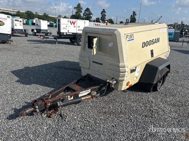 2016 Doosan P185 185 cfm Mobile Air Compressor | Ritchie Bros. Auctioneers