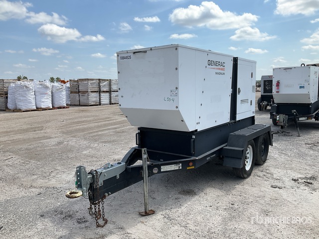 2018 Magnum Pro MG75DF4 60 kW Mobile Generator Set (Inoperable ...