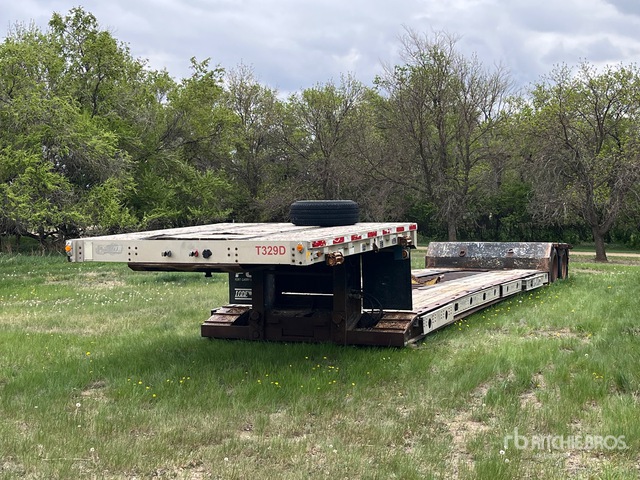 2002 Muv-All T/A Double Drop Removable Gooseneck Lowboy Trailer ...