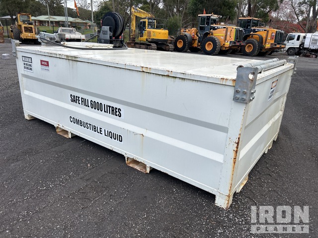 2020 Cube 6000 L Skid Mounted Steel Fuel Tank | Ritchie Bros. Auctioneers