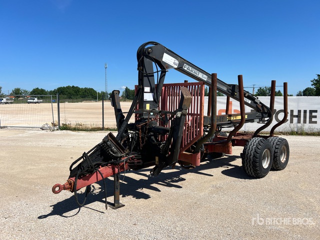 2008 Farmi Forest Primero 9000 3600 mm T/A Remorque Debardeur Forestier ...