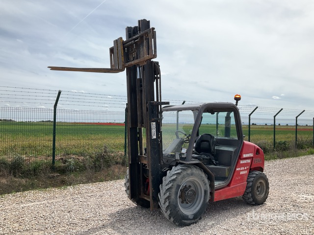 2007 Manitou MH25-4T 4x4 Rough Terrain Forklift | Ritchie Bros. Auctioneers