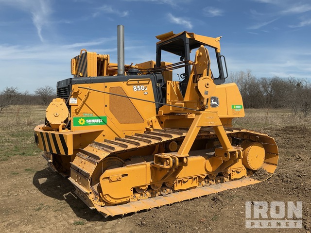 2008 John Deere 850J LGP Pipelayer w/ Midwestern M572 Conversion in ...