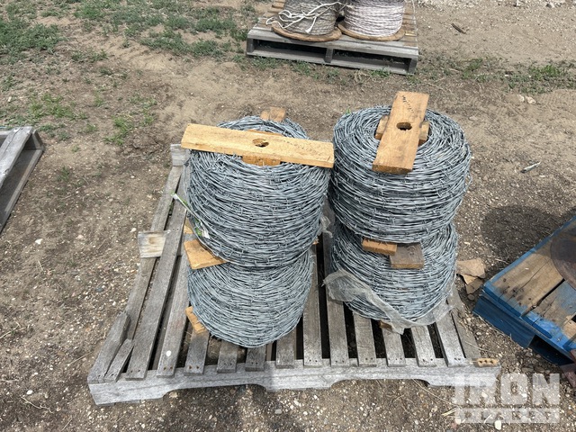 Quantity of (5) Tough Strand 08112 12 1/2 Gauge Barbed Wire (Unused ...
