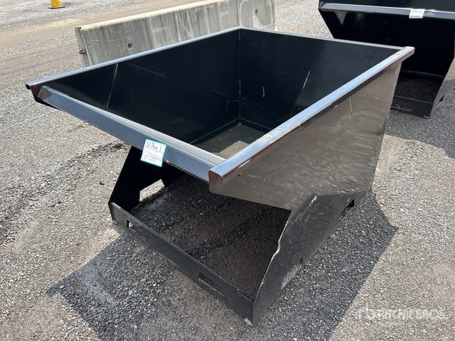 2025 Kit Containers 1.5YFT-SST 48 in 1.5 cyd Skid Steer Dump Hopper ...