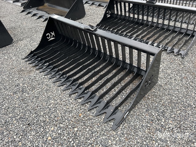 2025 Kit Containers QT-SB-L76-V3 76 in Rock Skid Steer Bucket (Unused ...