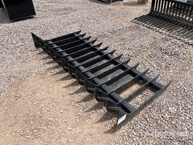 2025 Kit Containers QT-RR-70 70 in Skid Steer Root Rake (Unused ...