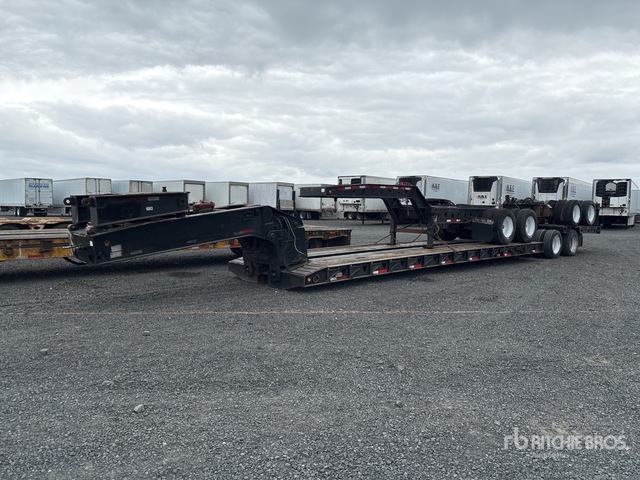 1992 Trail King TK120EHD-592 60 ton 2+2+2 30 ft - 45 ft Extendable ...