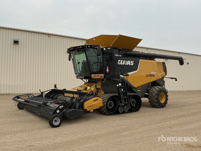 2012 Claas Lexion 760TT Combine Harvester | Ritchie Bros. Auctioneers