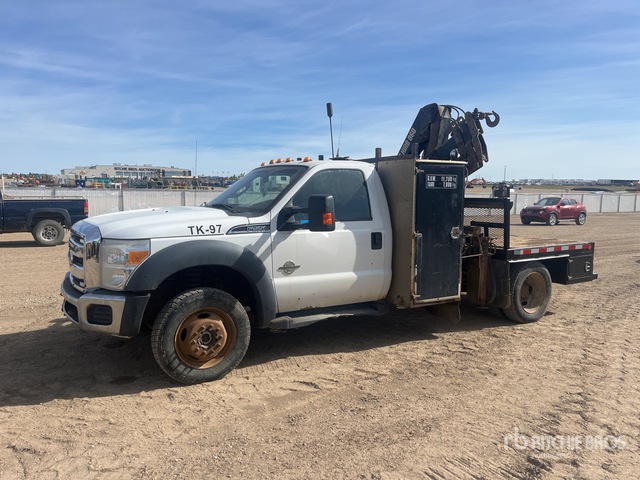 2003 Hiab 060 3000 kg Knuckle Boom on 2011 Ford F-550 4x4 Boom Truck ...